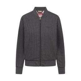 Derbe &Uuml;bergangsjacke Blousby pinstripe in asphalt melange | Gr.: 38