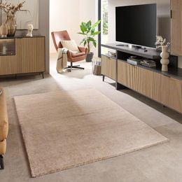 Theko Wollteppich &raquo;Skylight Uni, handgekn&uuml;pft&laquo; rechteckig 21 mm H&ouml;he reine Schurwolle, Unifarben, Wohnzimmer Schurwolle B : 250cm 1 Stk., 21mm, L: 