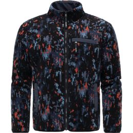 Ragwear Fleece Jacket male size L marine blue / Light blue / Dark orange / Black