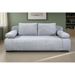 Collection AB Schlafsofa &raquo;Moritz B: 200 cm, Liegefl. 142x200 cm&laquo; grau 100%Polyester B/H/T: 200cm x 85cm x 98cm, Cord
