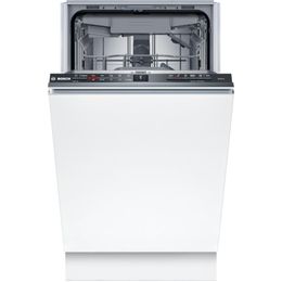 Bosch vollintegrierbarer Geschirrsp&uuml;ler Serie 2 &raquo;SPV2HMX02E&laquo; 10 tlg. Ma&szlig;gedecke silber Home Connect: Vernetzte Hausger&auml;te von Bosch f&uuml;r einen 