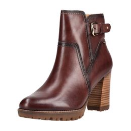 Pikolinos Damen High-Heel-Stiefelette "Pikolinos Stiefelette Leder", Gr. 39, braun, Leder, Schuhe