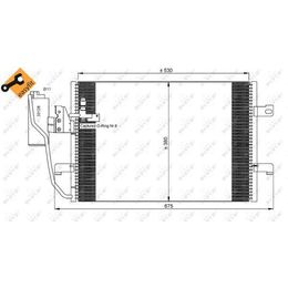 NRF Kondensator, Klimaanlage EASY FIT 35527 f&uuml;r Mercedes
