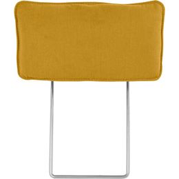 Home Affaire Sofa-Kopfst&uuml;tze &raquo;Birkholm&laquo; passend zur Serie "Birkholm", B/T/H des Polsters: 50/10/25 cm gelb Holzwerkstoff B/H/L: 50cm x 25cm