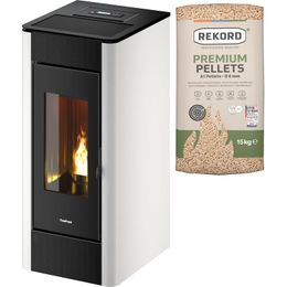 FreePoint Pelletofen &raquo;Indaco 11&laquo; wei&szlig;