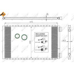 NRF Kondensator, Klimaanlage EASY FIT 35950