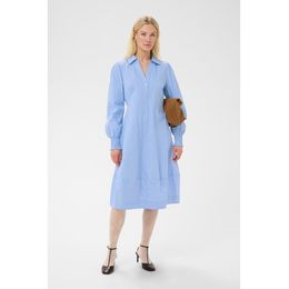 Culture Kleid CUebony Feminine in Blue Stripe | Gr.: XL