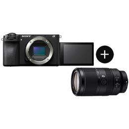 Systemkamera &raquo;Set: SEL70350G Objektiv + Alpha 6700KB&laquo; SEL-P16502, SEL-70350G, 26, Bluetooth, inkl. 26 MP, KI-Autofokus, 4K-Video, leichtes Design und 