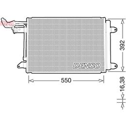 DENSO Kondensator, Klimaanlage dcn32032 f&uuml;r VAG VW