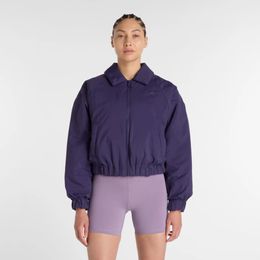New Balance Jacke Damen Gr&ouml;&szlig;e M violettblau Sommerjacke