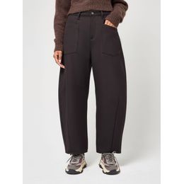 Gang Damen Stoffhose "94ODINA"braun, Gr. 30, unifarben, 63% Polyester, 31% Viskose, 6% Elasthan, Hosen, mit konisch zulaufendem Bein