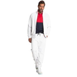 JP1880 Sweatjacke in schneewei&szlig; | Gr.: 7XL