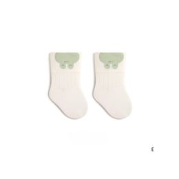 MUNADUNA 5er-Pack Babysocken mit gr&uuml;nem Froschmotiv | Gr.: 17-18