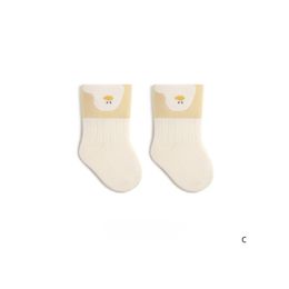 MUNADUNA 5er-Pack Babysocken mit gelber Entenmotiv | Gr.: 17-18