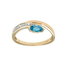 Diamant Leternel Ring Damen Gr&ouml;&szlig;e 50 gold