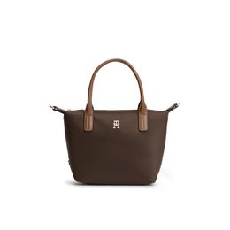 Tommy Hilfiger Damen Tragetasche &raquo;POPETTE MINI TOTE&laquo; Damen Umh&auml;ngetasche, Minibag mit abnehmbarem Umh&auml;ngeriemen braun B/H/T: 30cm x 20cm x 14cm