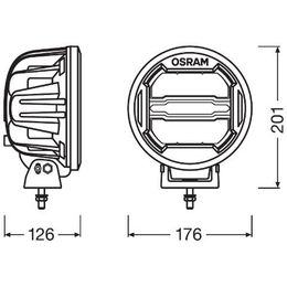Osram Fernscheinwerfer LEDriving&reg; Round MX180-CB leddl111cb