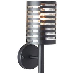 Brilliant Wandleuchte &raquo;Venlo&laquo; E27 1 Stk. schwarz matt schwarz 1, &Oslash; 12,7cm H: 30,5cm, 1 Stk.
