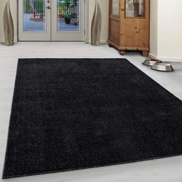Ayyildiz Teppiche Teppich &raquo;ATA, auch als L&auml;ufer und in rund&laquo; rechteckig 10 mm H&ouml;he Kurzflor, uni, gro&szlig;e Farbauswahl, robust, Fu&szlig;bodenheizungsgeeignet grau Kunstfaser B 