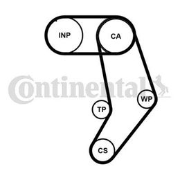 CONTINENTAL CTAM Wasserpumpe + Zahnriemensatz ct939wp10pro f&uuml;r VW