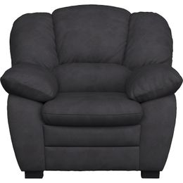 COTTA Sessel &raquo;Casino, B.110 cm, bis 120 kg belastbar&laquo; Polstergarnitur, auch als Set erh&auml;ltlich 100% Polyester Luxus-Microfaser, B/H/T: 110cm x 88cm x 