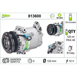 Valeo Kompressor, Klimaanlage AUSTAUSCHTEIL 813600 f&uuml;r Opel Vaughall