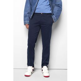 MEYER Herren Chinos "M5 Move 2-6502", blau, Gr. 34, unifarben, 54% Baumwolle, 44% Polyester, 2% Elasthan, Hosen, M5 Move im Jersey-Look