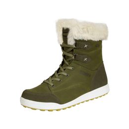 GUGGEN Mountain Winterstiefel Echtleder in Olive | Gr.: 37