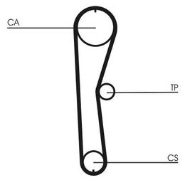 CONTINENTAL CTAM Zahnriemensatz ct824k1 f&uuml;r Subaru Suzuki