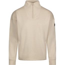 DLX Fleecejacke/Fleecepullover "Siobhan Fleece" in Grau | Gr.: XL