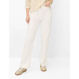 Damen R&ouml;hrenjeans "Style PEGGY FLARED", beige, Gr. 20, RAPHAELA BY Brax, Denim/Jeans, 76% Baumwolle, 21% Polyester, 3% Elasthan, Jeans