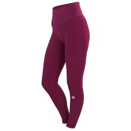 GUGGEN Mountain Seamless Leggings in Aubergine | Gr.: L