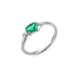 Diamant Leternel Ring Damen Gr&ouml;&szlig;e 54 silber