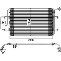 Mahle Kondensator, Klimaanlage ac180000s f&uuml;r CUPRA VW