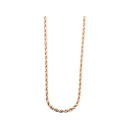 Adeli&aacute;s Unisex Halskette &ndash; Kordelkette aus Edelstahl in gold | Gr.: 55 cm