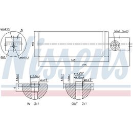NISSENS Trockner, Klimaanlage 95187 f&uuml;r SAAB