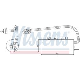 NISSENS Trockner, Klimaanlage 95339 f&uuml;r CADILLAC Fiat