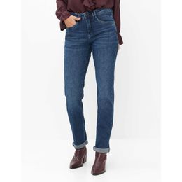 Brax Damen 5-Pocket-Jeans "Style MARY", blau, Gr. 40, Denim/Jeans, 94% Baumwolle, 5% Elastomultiester, 1% Elasthan, Jeans