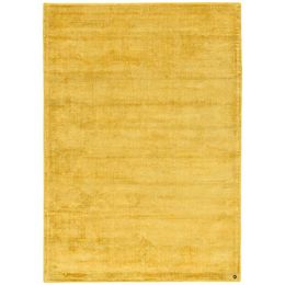 Tom Tailor HOME Teppich &raquo;Shine uni&laquo; rechteckig 8 mm H&ouml;he Handwebteppich, 100% Viskose, handgewebt, mit elegantem Schimmer gold Viskose B : 190cm 1 Stk