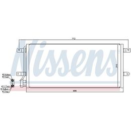 NISSENS Kondensator, Klimaanlage 94524 f&uuml;r VW
