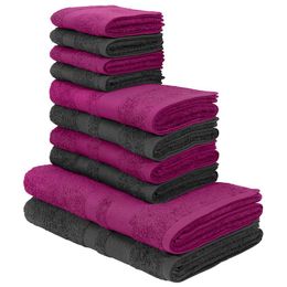 OTTO home Handtuch Set &raquo;Vanessa, 10-tlg Handtuch-Set, weich, in Standard- und Premium-Qualit&auml;t&laquo; Set 10 tlg. Walkfrottee 100% Baumwolle, Duscht&uuml;cher, 