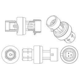 Mahle Druckschalter, Klimaanlage BEHR HELLA SERVICE *** PREMIUM LINE ase4000p f&uuml;r Opel Vaughall CADILLAC CHEVROLET Ford