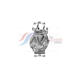 AVA CLEVER CHOICE Kompressor, Klimaanlage fdak674 f&uuml;r Ford