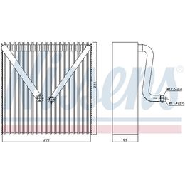 NISSENS Verdampfer, Klimaanlage 92191 f&uuml;r VW