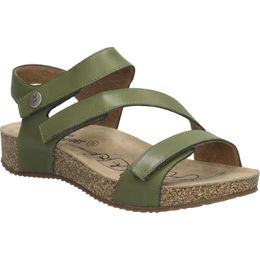 Josef Seibel Damen Sandale "Tonga 25, khaki", Gr. 36, gr&uuml;n, Obermaterial: 100% Rindsleder Leather cow., Schuhe