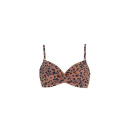 Olympia Bikinitop 'Wild' Damen Gr&ouml;&szlig;e 80 navy / royalblau / mokka