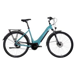 Puch Damen Puch &raquo;Puch C5.3 NEXUS / BOSCH 500 Wh 28" gr&uuml;n 7-G&auml;nge&laquo; 7 Gang Shimano Nexus Schaltwerk Nabenschaltung Mittelmotor 250 W BOSCH PERFORMANCE 