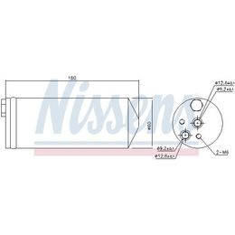 NISSENS Trockner, Klimaanlage 95485 f&uuml;r KIA