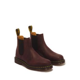 Dr. Martens Herren Chelseaboots, Gr. 46, braun, Leder, used, Schuhe, Blockabsatz, Stiefelette mit Stretcheins&auml;tzen