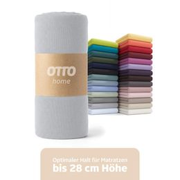 OTTO home Spannbettlaken &raquo;BLACKBERRY in PREMIUM und BASIC Qualit&auml;t, 100% Baumwolle&laquo; f&uuml;r hohe Matratzen bis 28 cm, Bettlaken, Spannbetttuch, Boxspring 